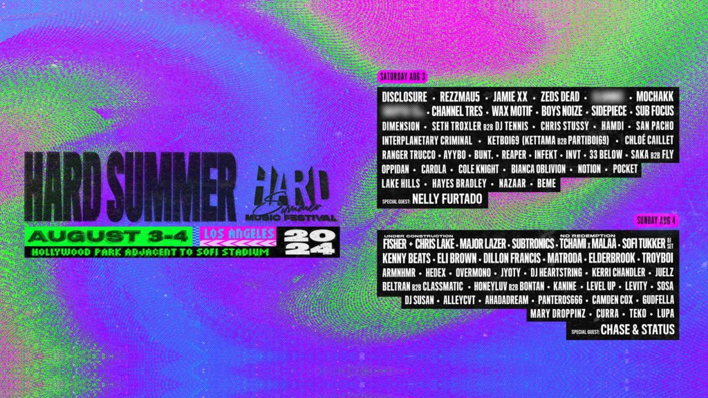 Hard Summer Music Festival 2024 @ Hollywood Park (18+) – Rave Meetup