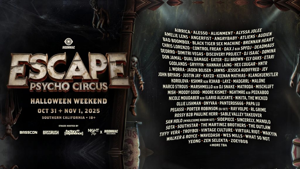 Escape Halloween 2025 @ NOS Event Center (18+) – Rave Meetup
