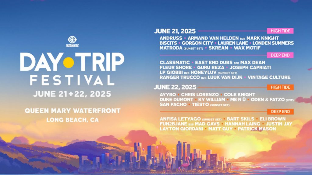 Day Trip Festival 2025 @ Queen Mary Waterfront (21+) – Rave Meetup