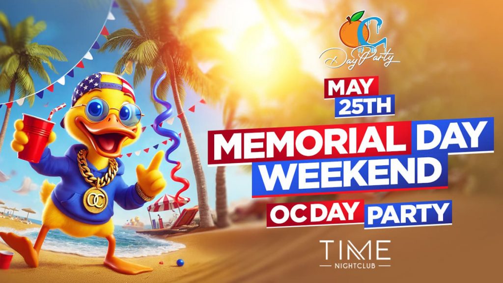 OC Day Party @ Time Nightclub (21+) – Rave Meetup