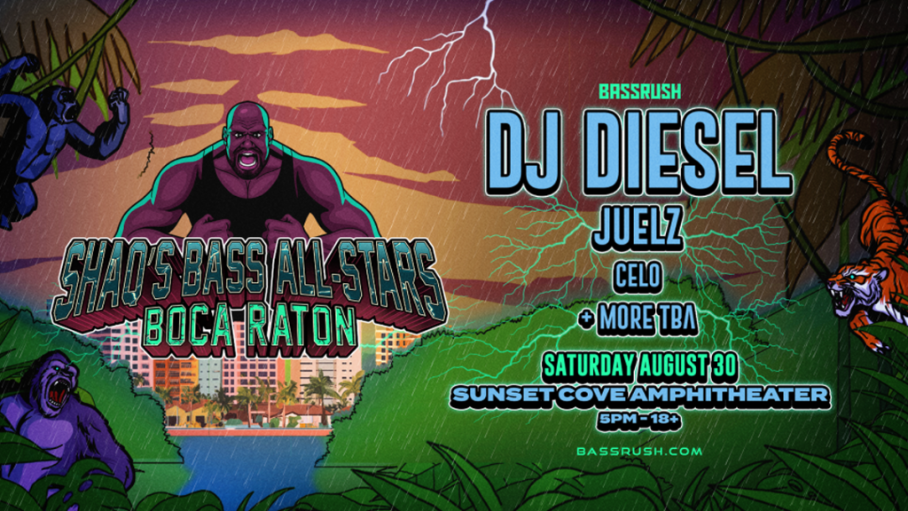 Bassrush presents: Shaq’s Bass All-Stars with DJ Diesel & Friends ...