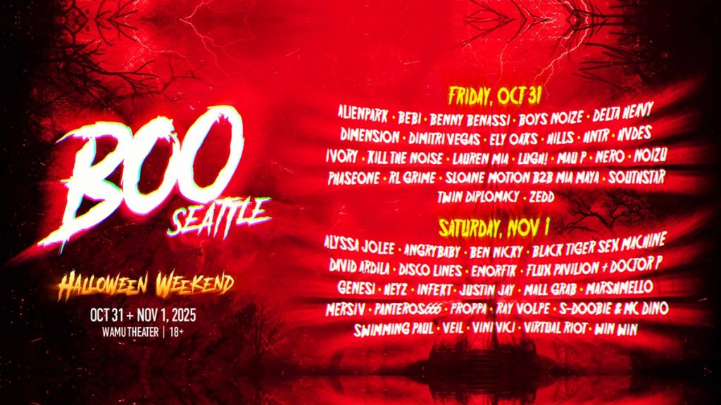 Boo! Seattle 2025 @ WAMU Theater (18+) – Rave Meetup
